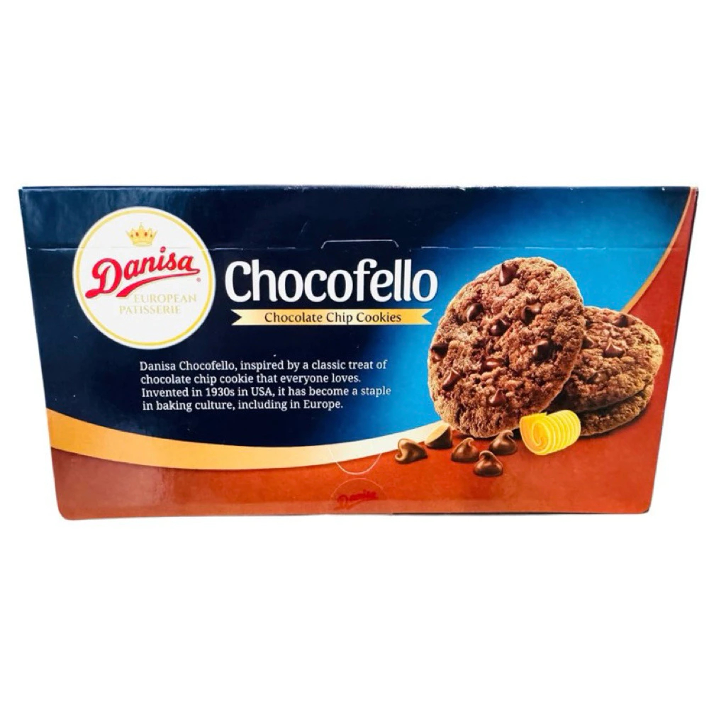 Chocolate Chip Cookies DANISA Chocofello 12s X 12g | Shopee Malaysia