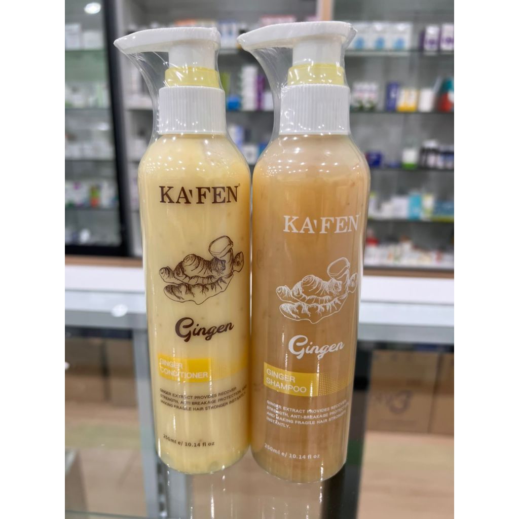 KAFEN Ginger Shampoo / Conditioner 250ml/760ml | Anti Hair Loss | Hair ...