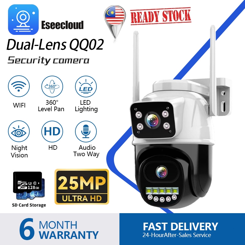 🔥NEW🔥Eseecloud HD 8MP 4K Dual Lens Motion Detection Night Vision ...