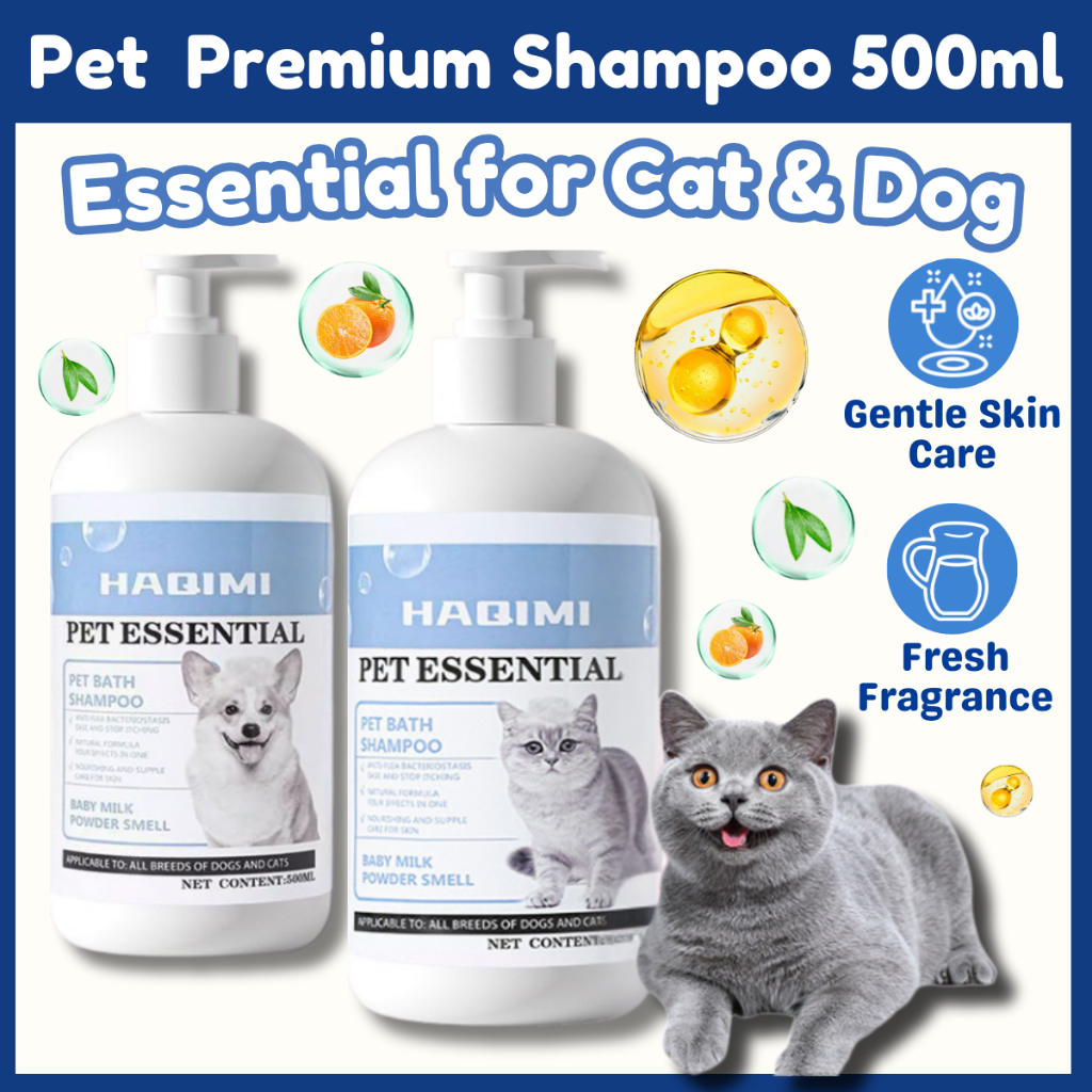 GUN PET READY STOCK Premium Pet Shampoo Dog Cat Antibacteria For Cat ...