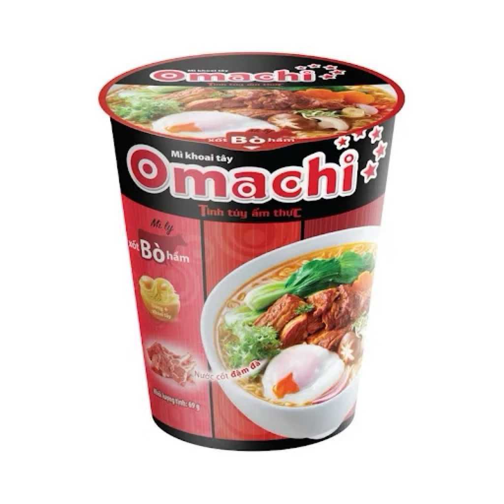 Omachi Beef Stew Cup Noodles – Mi Ly Omachi Sot Bo Ham | Shopee Malaysia