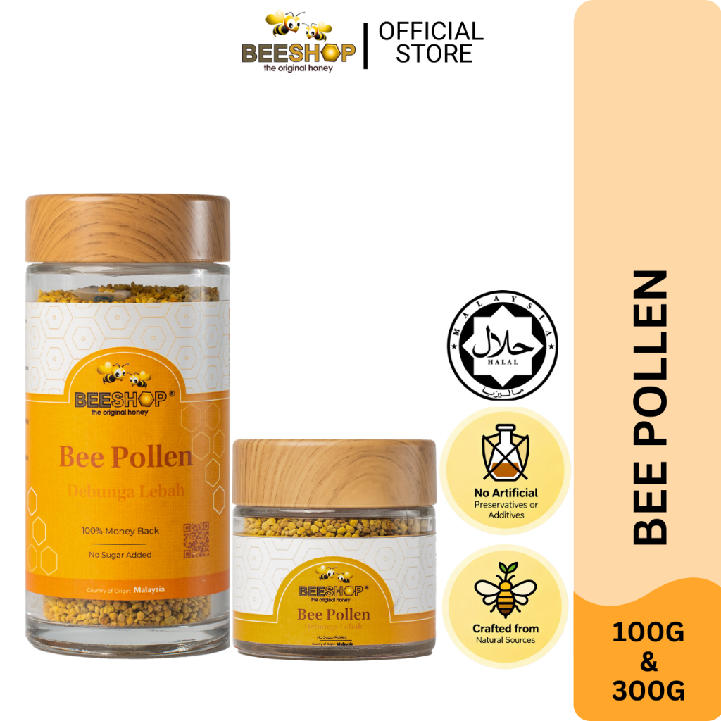 BEESHOP Bee Pollen (100g/300g) | Shopee Malaysia