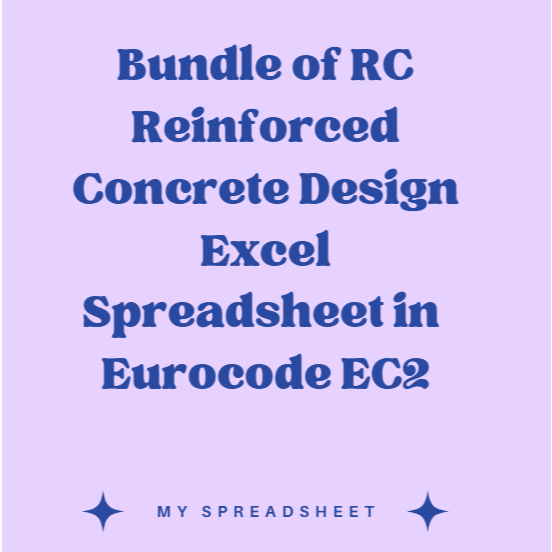 Bundle of RC Reinforced Concrete Design Excel Spreadsheet in Eurocode ...