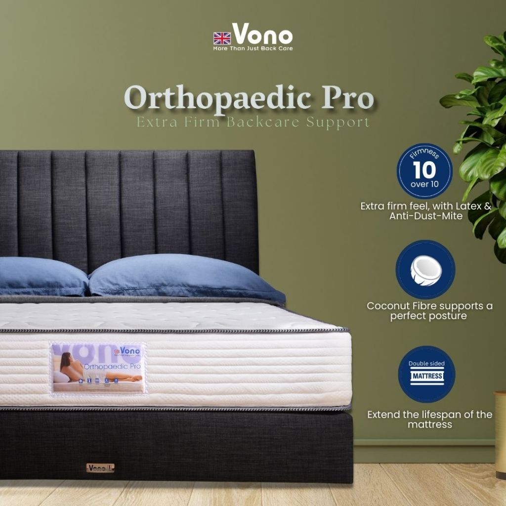 Vono Orthopaedic Pro Mattress (Tilam Vono) | 15 years Warranty ...