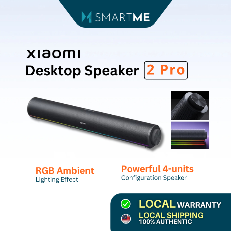 Xiaomi Redmi Desktop Speaker 2 Pro | Computer Desktop Soundbar | RGB ...