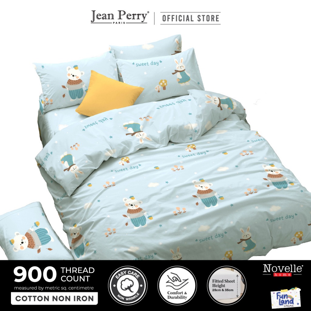 Novelle Fun Land Fitted Bedsheet Set (without Comforter/Quilt Cover ...