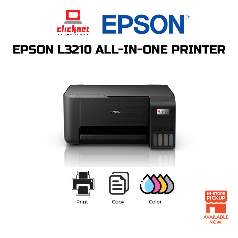 EPSON L3210 ALL-IN-ONE PRINTER_BLACK | Shopee Malaysia