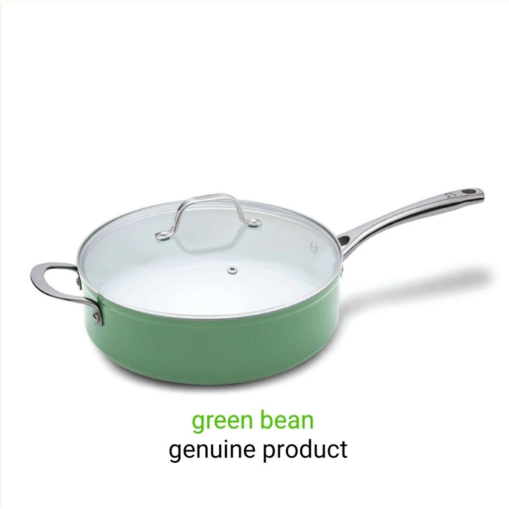 [No box] New, Genuine, Cosmic Cookware Cosmo Pan 28cm Green Bean ...