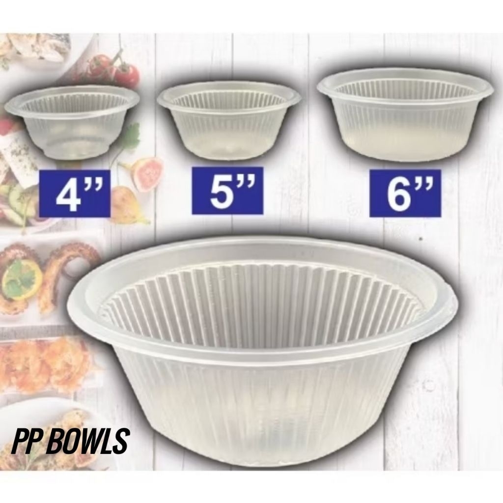 PP BOWL (PLASTIC TRANSPARENT BOWL) | Shopee Malaysia