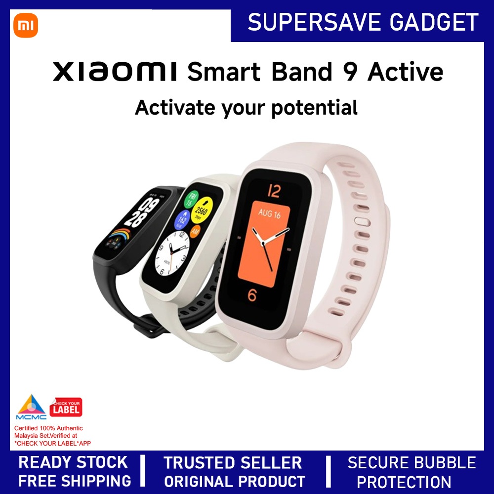 Xiaomi Smart Band 9 Active | Original Xiaomi Malaysia | Shopee Malaysia