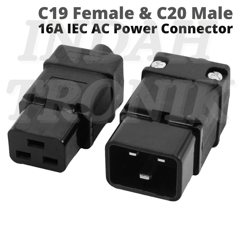 HEAVY DUTY PDU/UPS AC IEC POWER PLUG C19 C20 16A 250V Electrical Power ...