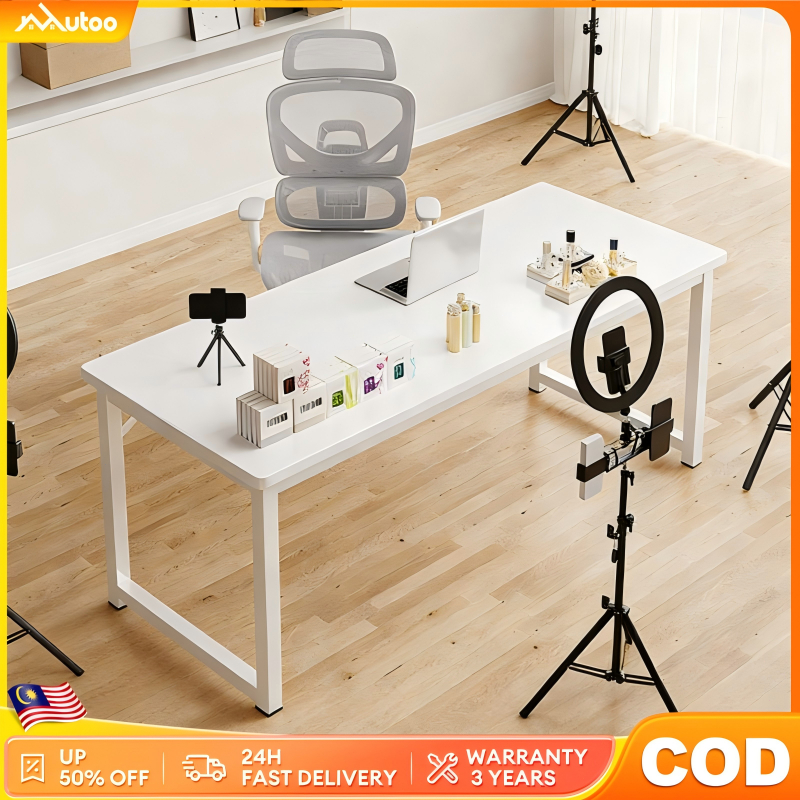 MT 140cm Study Writing Table Meja Belajar Computer Office Desk Notebook ...