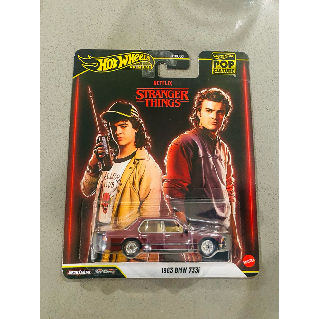 Back Card Paint Defect Hot Wheels Premium Pop Culture Stranger Things ...