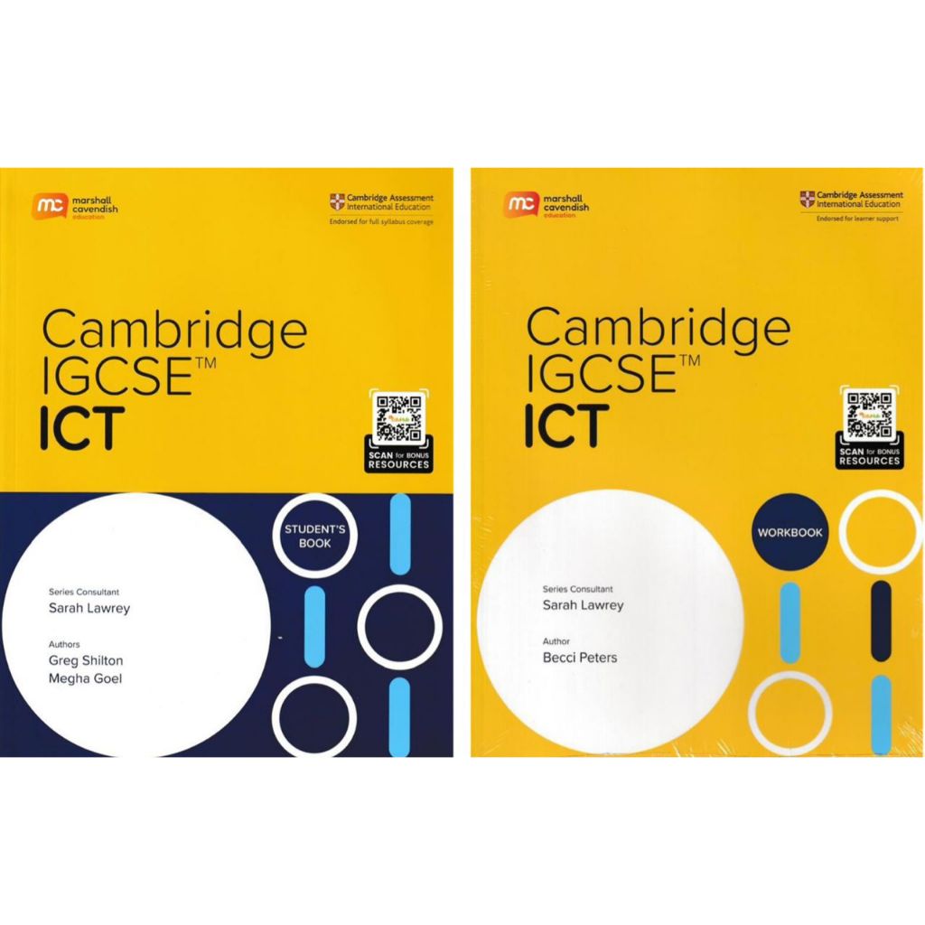 CAMBRIDGE IGCSE ICT STUDENT BOOK / WORKBOOK + E BOOK ( 1 YEAR ...