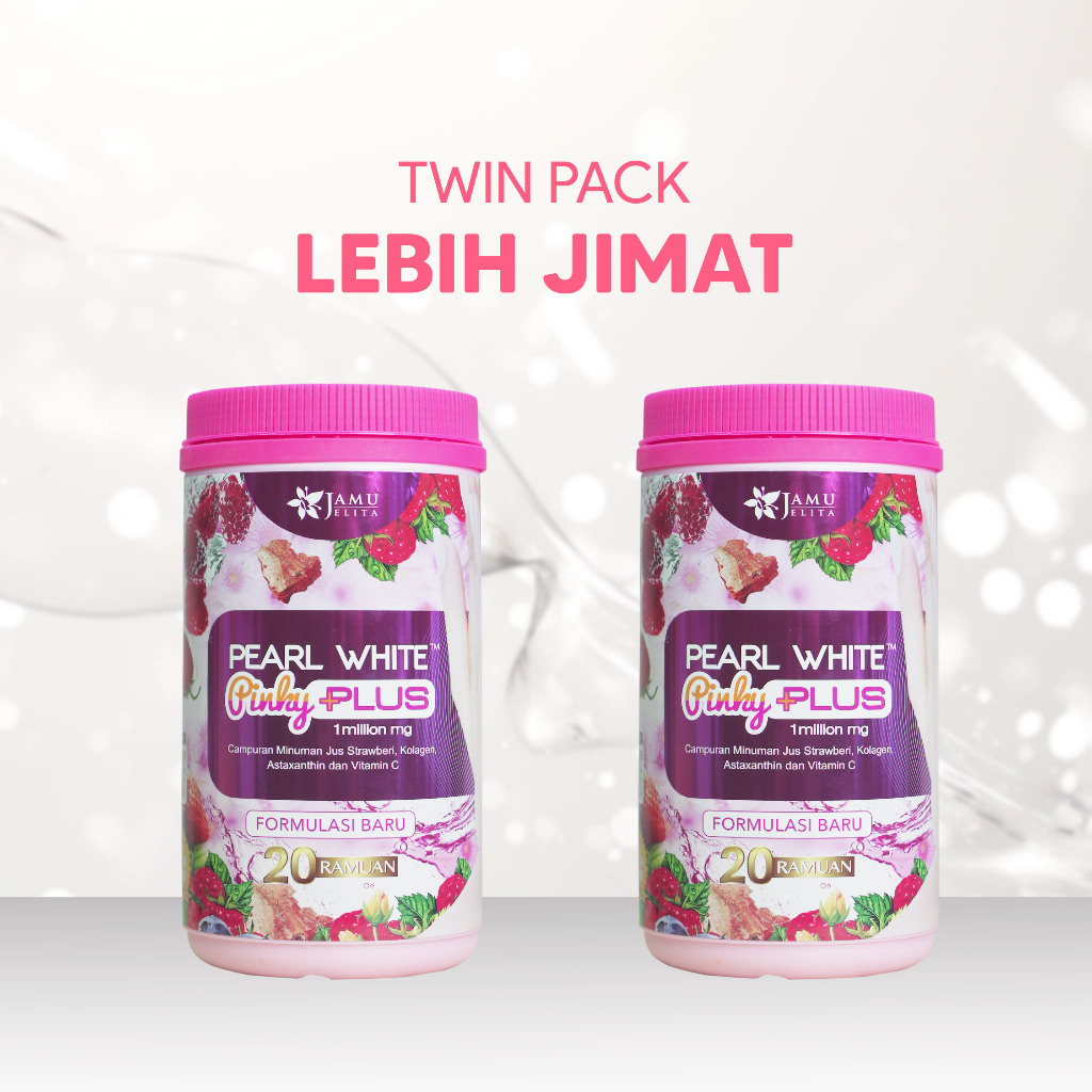 JAMU JELITA PEARL WHITE PINKY PLUS 1KG [TWIN PACK] | Shopee Malaysia