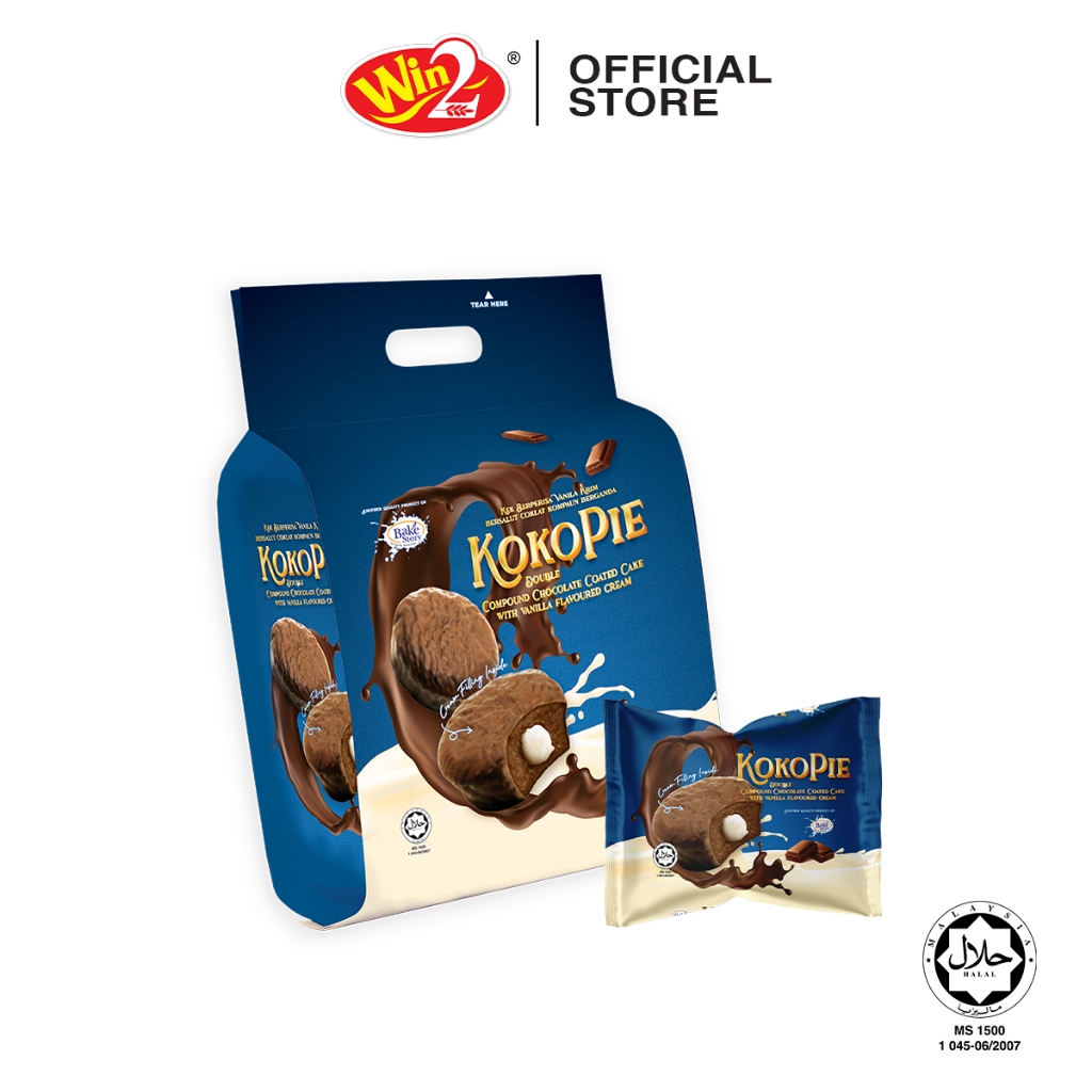 Win Win Double Kokopie Choc With Vanilla Cream (20g x 10 Packs ...