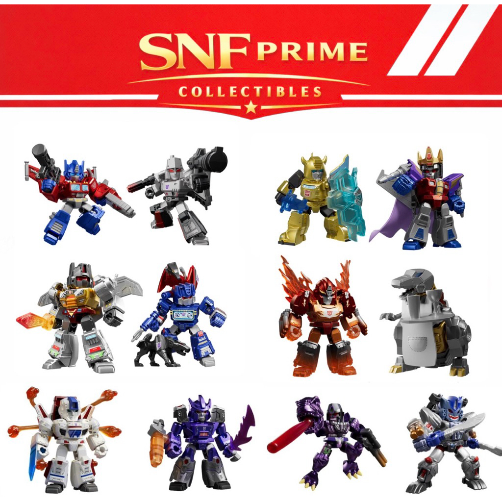 BLOKEE DEFENDER VERSION SUPER SECRET OPTIMUS, MEGAT STARSCREAM, BEE ...