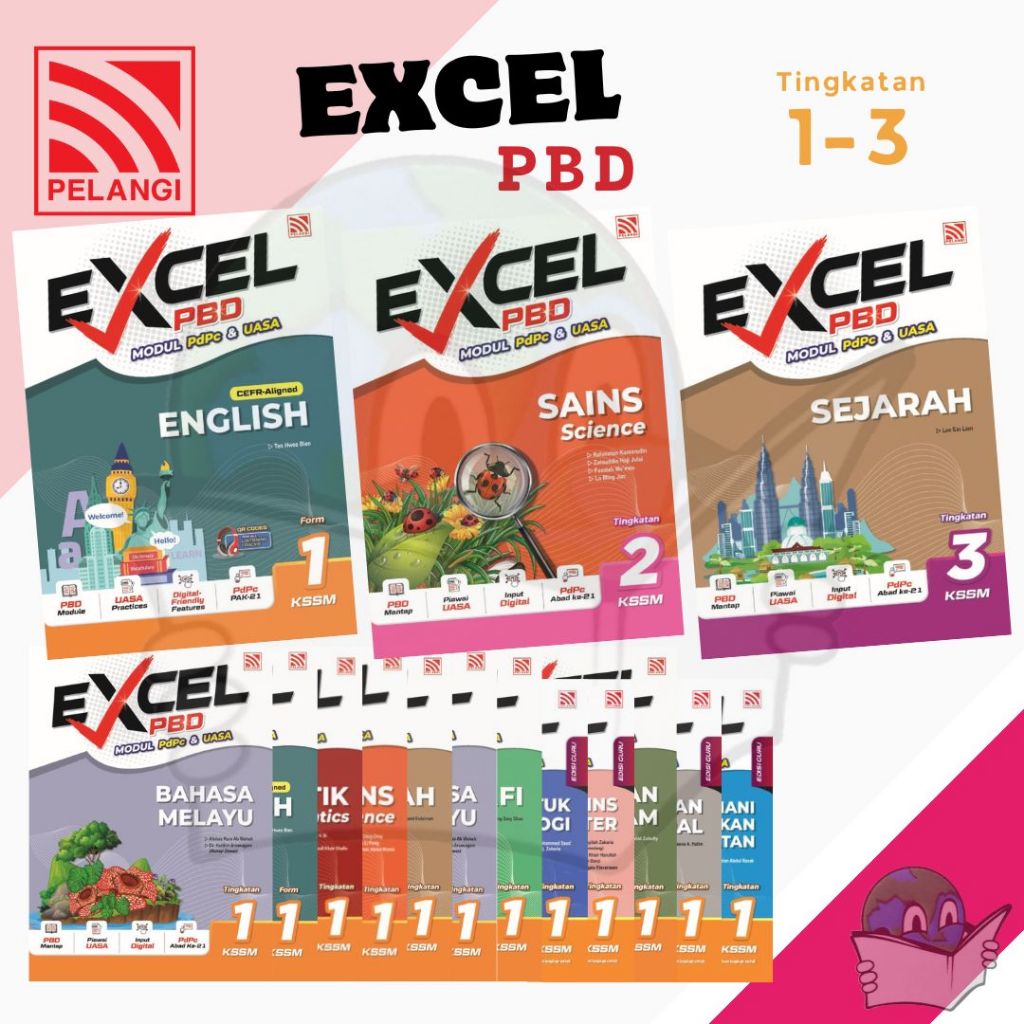 Buku Latihan EXCEL PBD 2026 Tingkatan 1-3 - B.Melayu/English/Mate/Sains ...