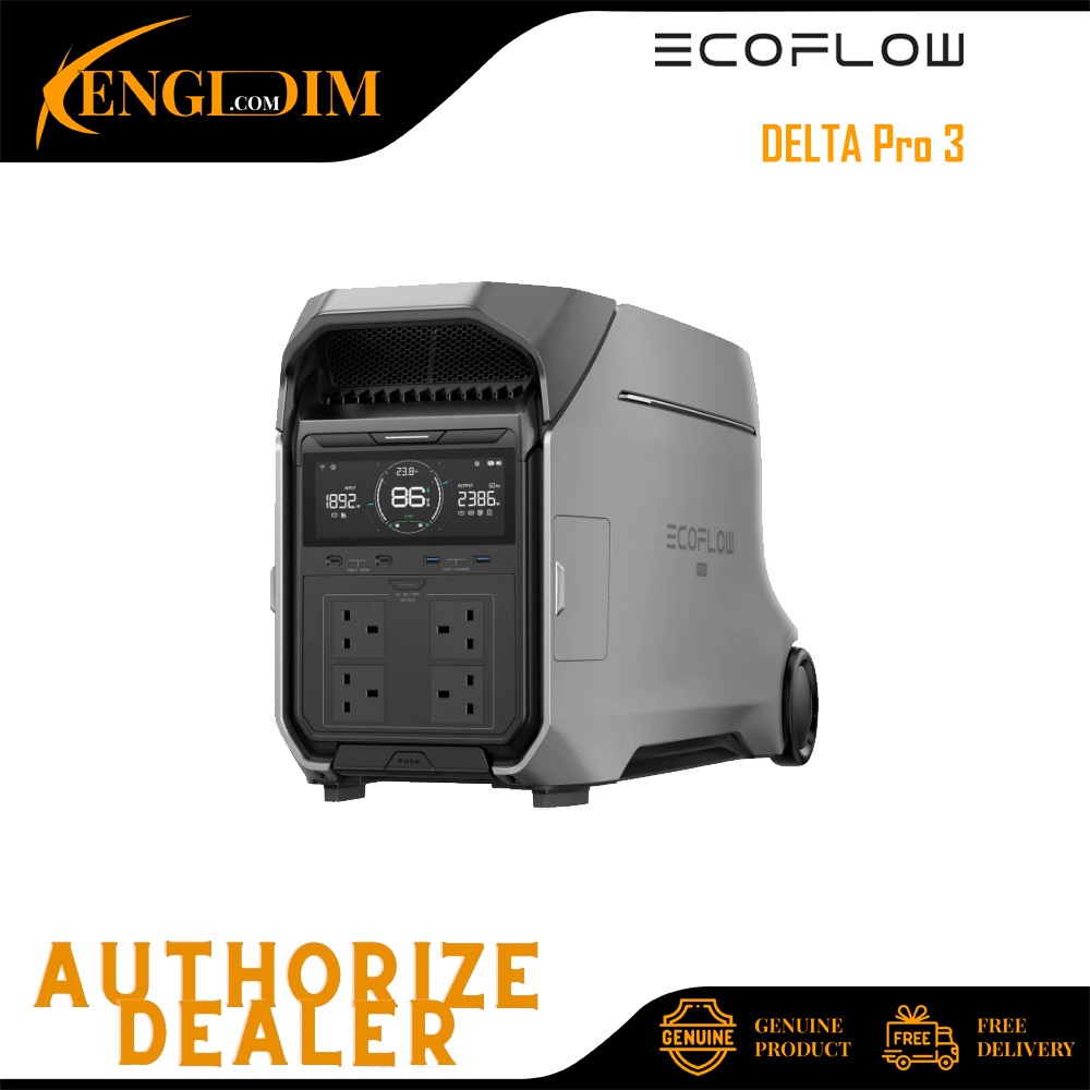 EcoFlow DELTA 3 PLUS | DELTA PRO 3 Portable Power Station | Shopee Malaysia