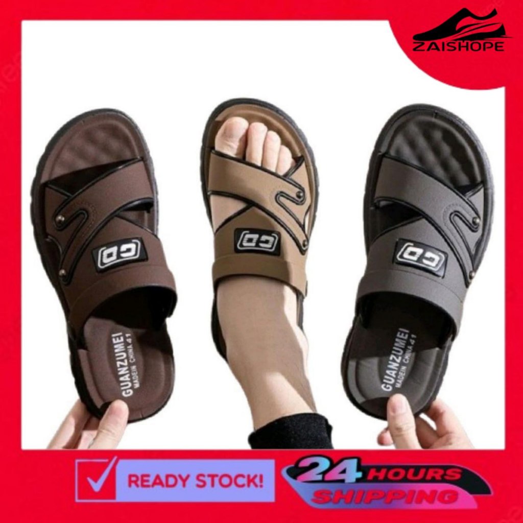 selipar lelaki sandal viral selipar getah 129 | Shopee Malaysia