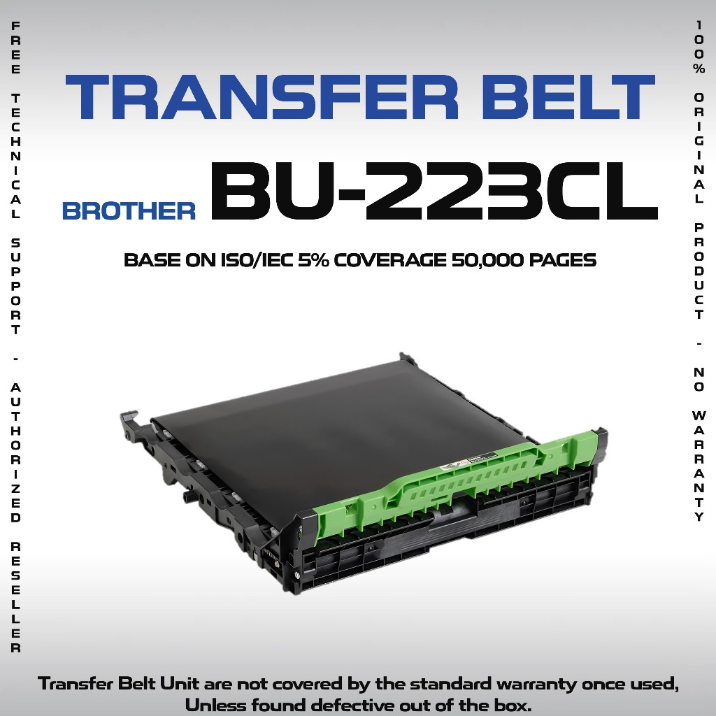 Brother Genuine BU-223CL Transfer Belt Unit For HL-L3230CDN DCP ...