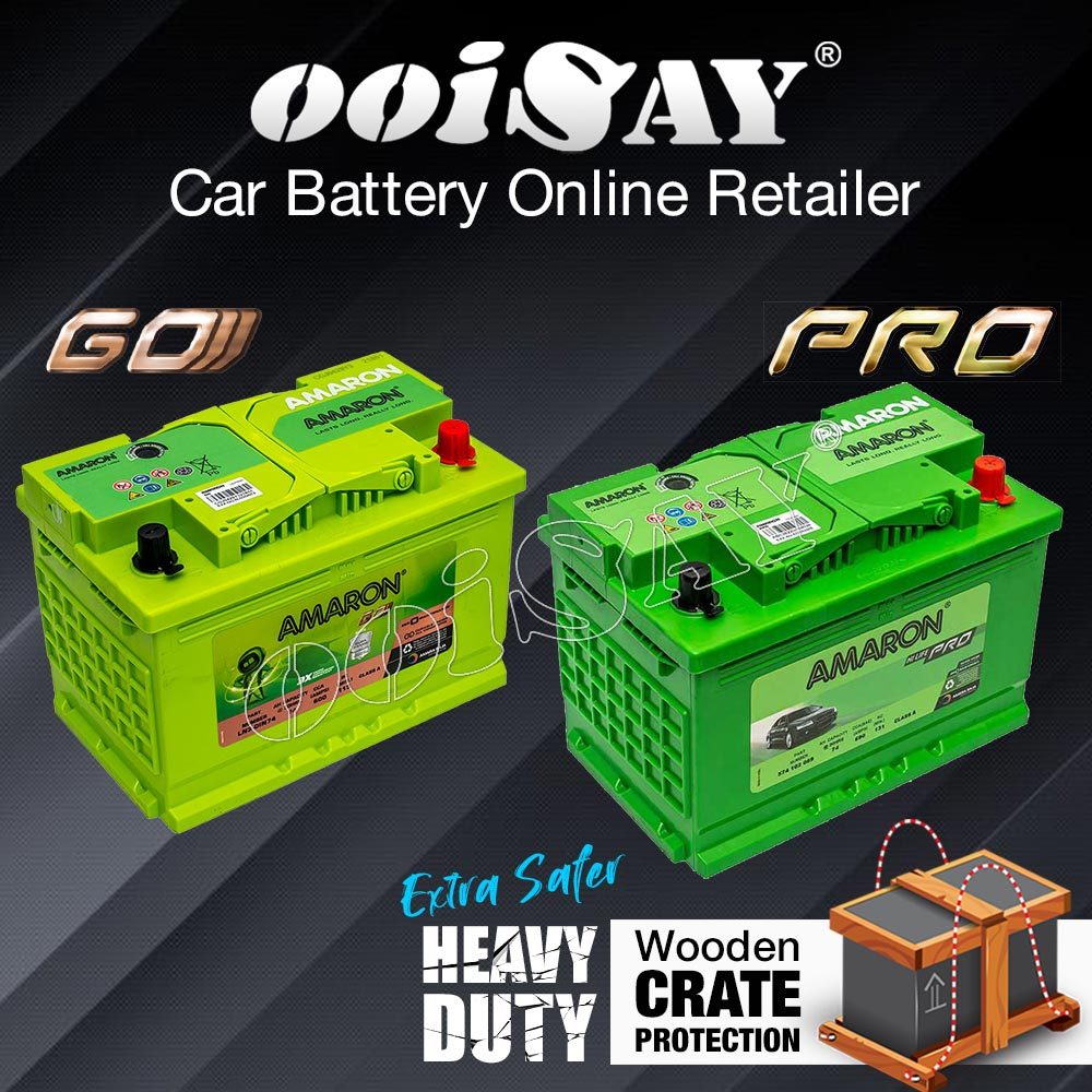 AMARON GO - PRO - DIN74 (MF) - 74AH - Car Battery - Beetle, Passat ...