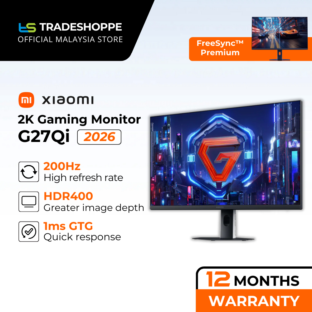 Xiaomi 2K Gaming Monitor G27Qi 2026 - 27-inch Fast LCD 2K Resolution ...