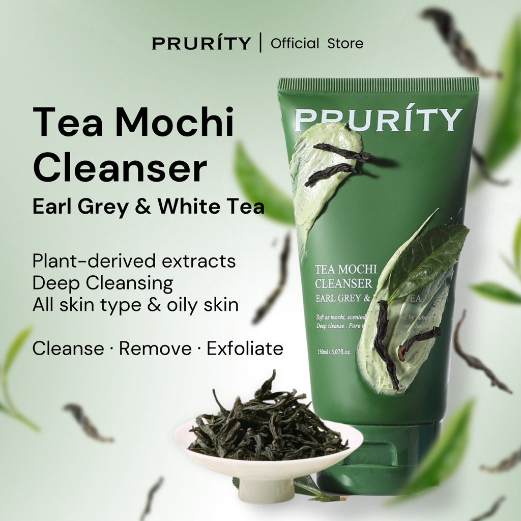 PRURITY Earl Grey & White Tea Mochi Cleanser | Shopee Malaysia