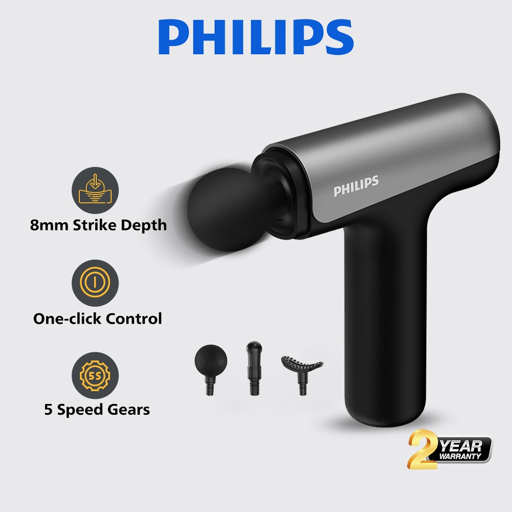 [Hot Sale] Philips Massage Gun Mesin Urut 筋膜枪 Deep Tissues Muscle ...