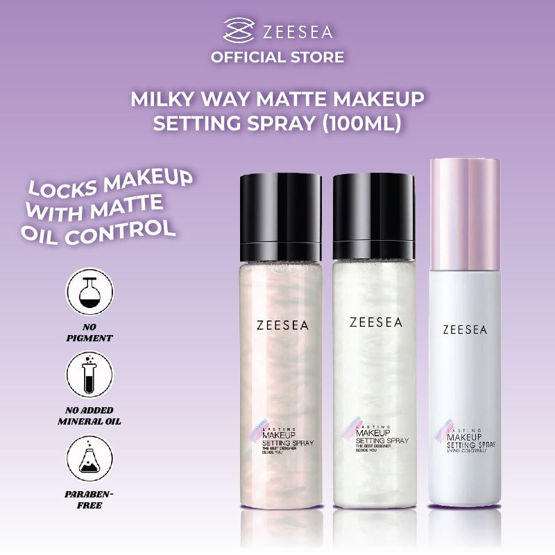 ZEESEA Milky Way Matte Makeup Setting Spray (100ml/50ml) | Shopee Malaysia