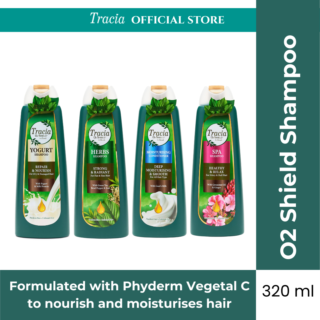 Tracia O2 Shield Shampoo (320ml) | Shopee Malaysia