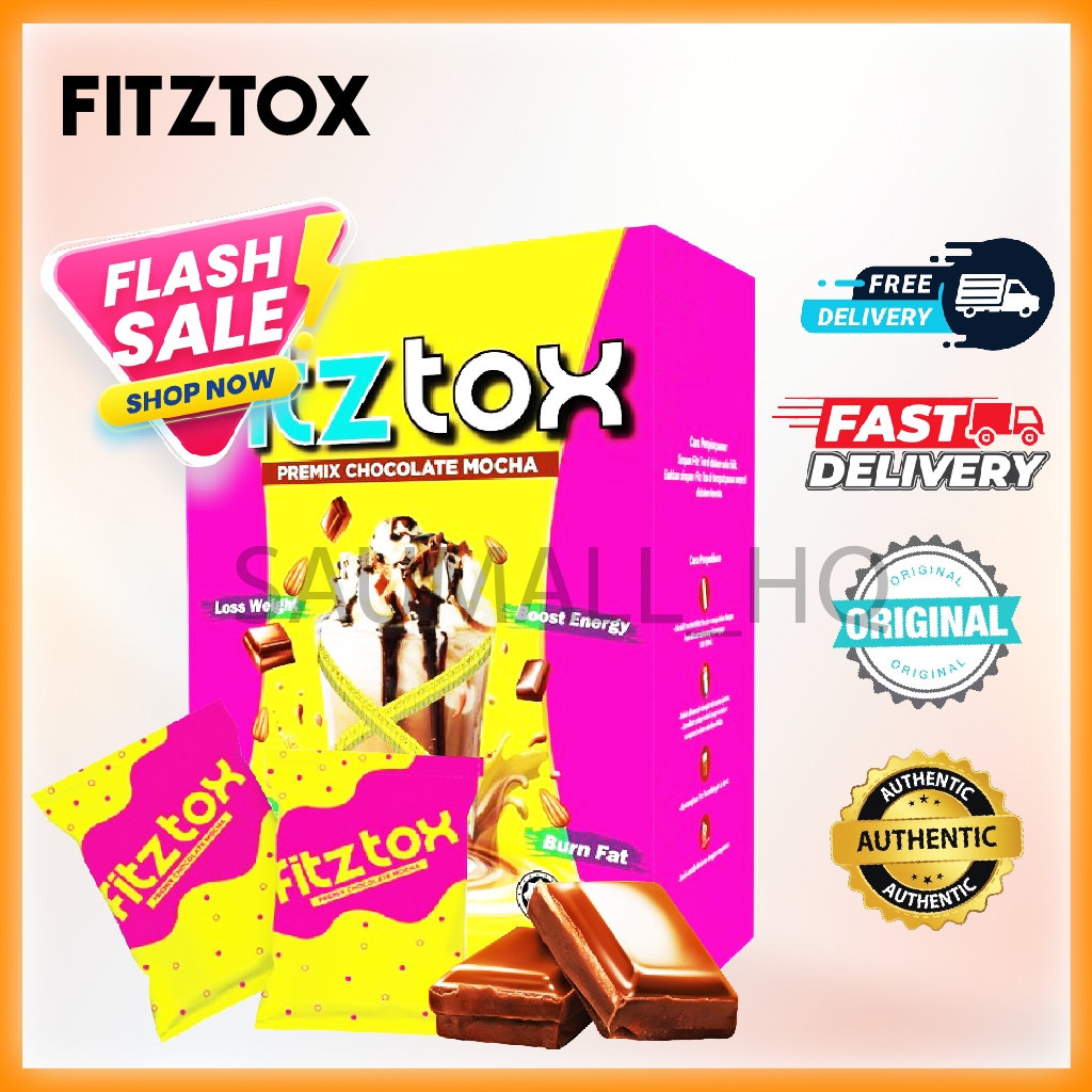 FITZTOX PREMIX CHOCOLATE MOCHA Coklat Vitamilk Vita Milk Awanees ...