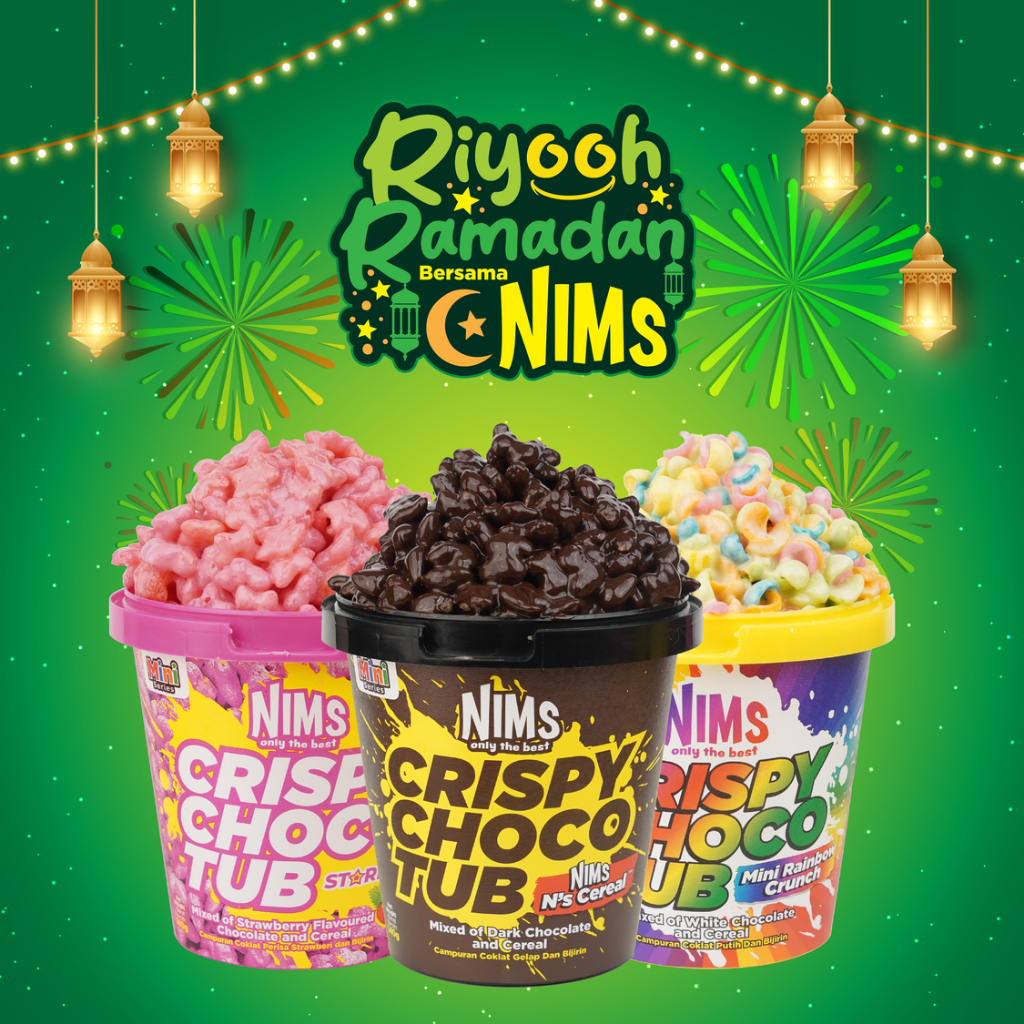 NIMS Crispy Chocotub Rangup | Combo 2 Tub Free 1 | Chocolate Snack ...