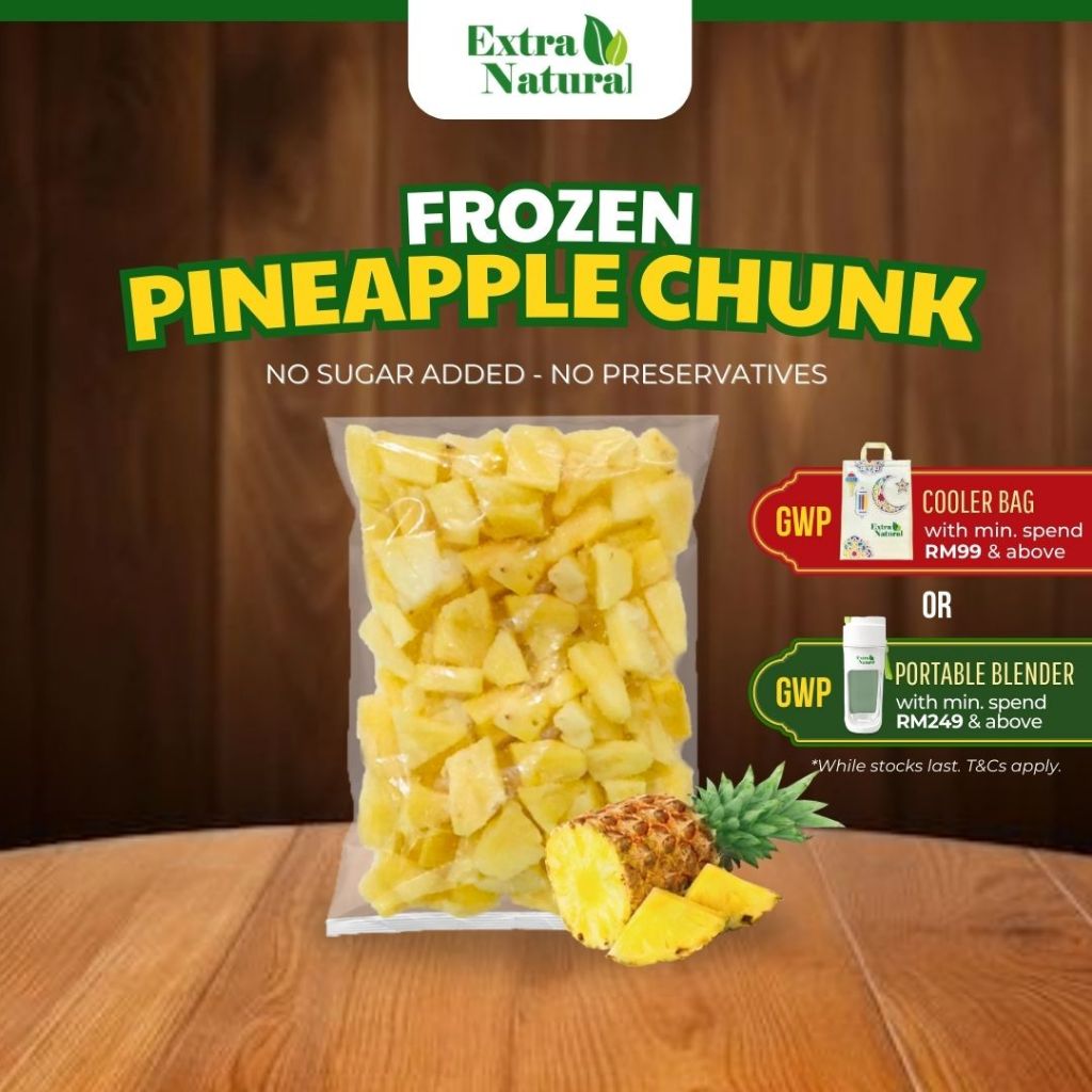 Frozen Pineapple Chunk 1kg [Crystal Pineapple] [Nanas] (Please read ...