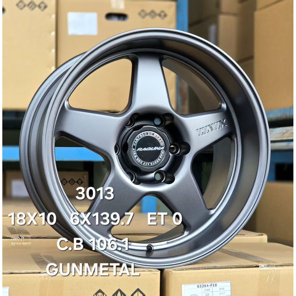 [1 SET] 4X4 RAGUNA ZZYZX 18X10JJ ET0, 18X9JJ ET0, 16X8 ET-5 6H139.7 ...