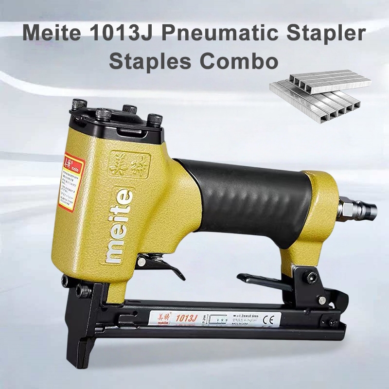 100% Ori Meite 1013J/1013JL/1022J Pneumatic Nail Gun Fine Crown Stapler ...