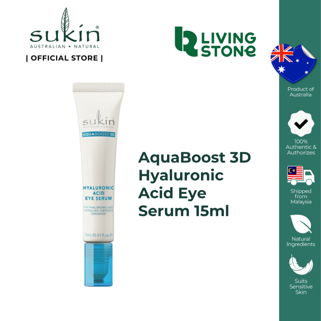 Sukin Aquaboost 3D Hyaluronic Acid Eye Serum (15ml) | Shopee Malaysia