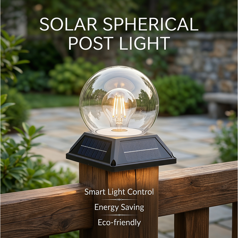 Solar Gate Light Outdoor Waterproof LED Lampu Pagar Solar 3-Colors ...