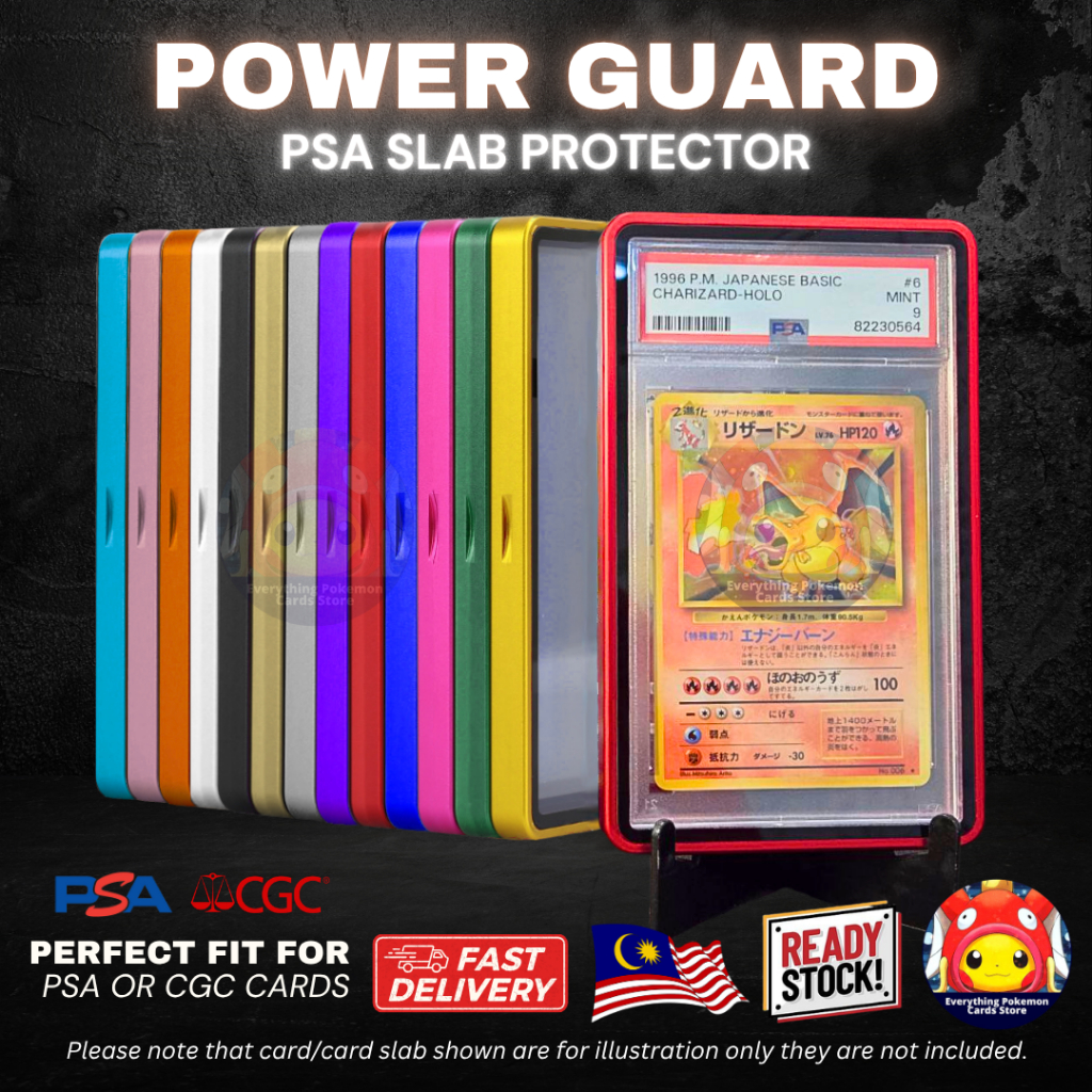 [SALE] POWER GUARD Graded PSA Case Card Protector Cover Aluminium ...