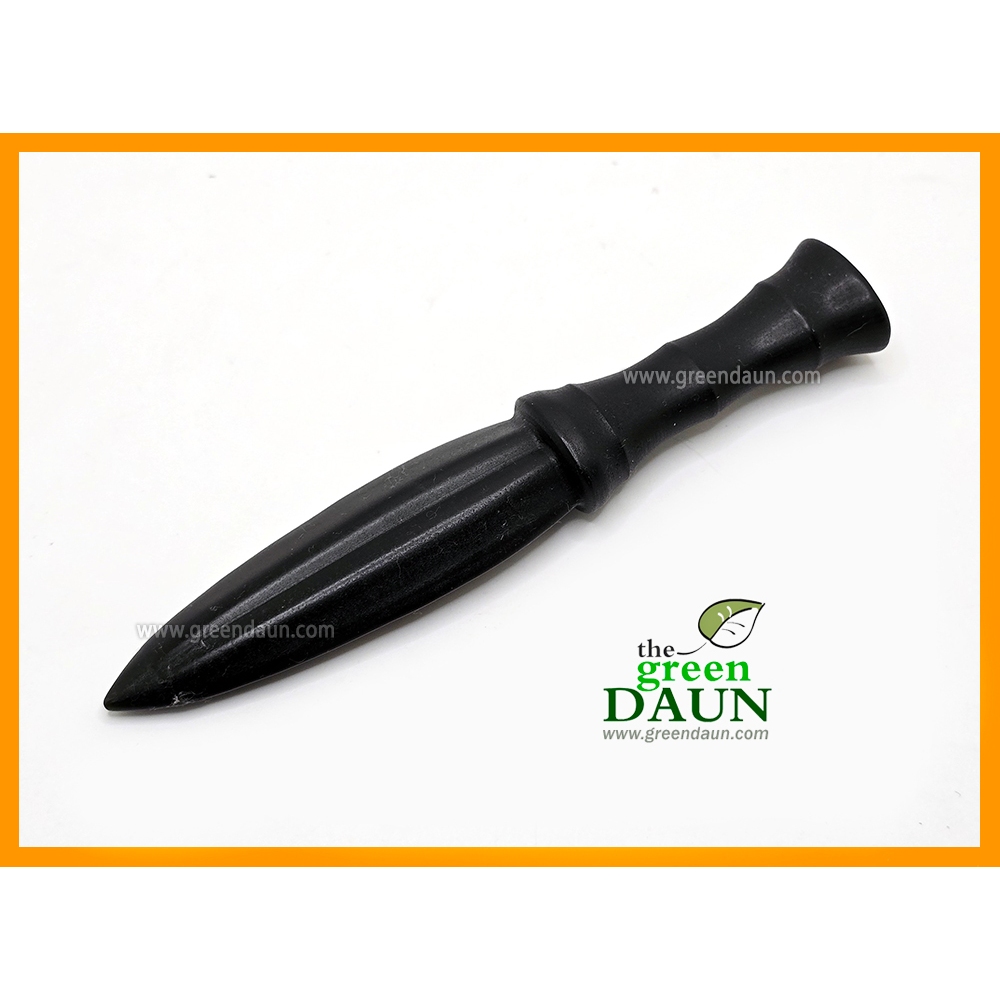 Obsidian Athame Knife Dagger Blade Crystal Ritual Ceremonial Wicca ...