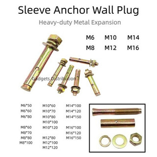 Bulk Order Colour Zinc Plated Sleeve Anchor Iron Metal Expansion Bolt ...