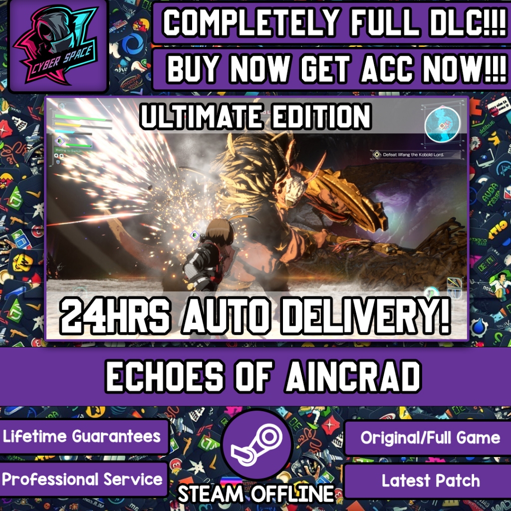Echoes of Aincrad [Auto Delivery] [Steam Offline] [Full DLC] Cyber ...