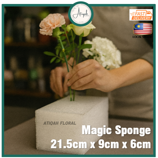 Magic Sponge / Span Bunga A8 (21.5cm x 9cm x 6cm) - High Quality ...