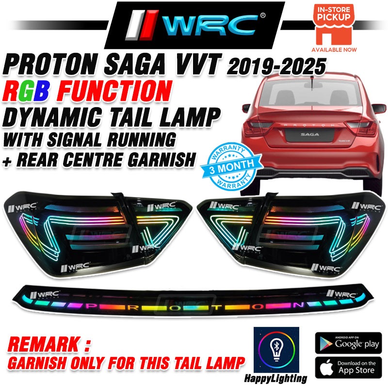 Proton Saga VVT 2016 - 2025 RGB Function CSL Laser Design Dynamic Tail ...