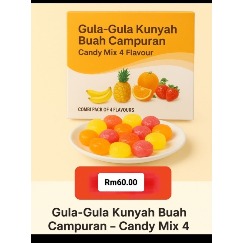 .chew ka ma graa candy. | Shopee Malaysia
