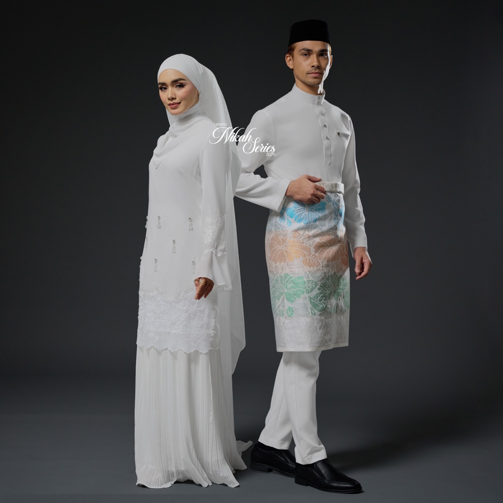 [LEAYNA.CO] NIKAH SERIES BUDI X LAURA (WHITE) | Shopee Malaysia