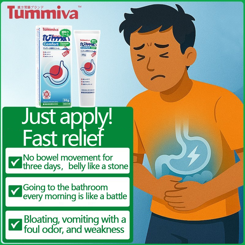 Tummiva Abdominal Massage Cream - Herbal Formula · Instant Bloating ...