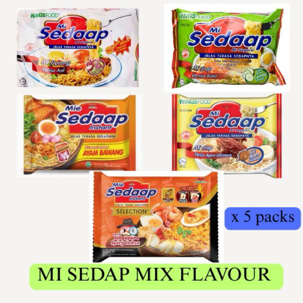 MI SEDAP INSTANT NOODLE - ASSORTED FLAVOURS | Shopee Malaysia