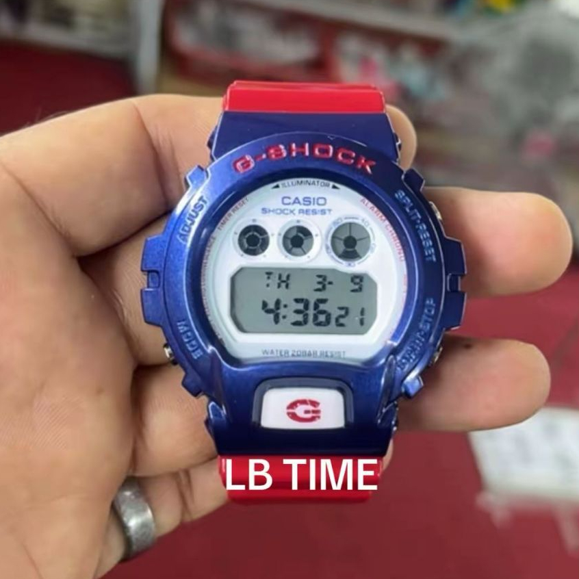 GSK JAM TANGAN JDT (CERMIN KACA) BIRU MERAH DW6900 - JAM TANGAN LELAKI ...
