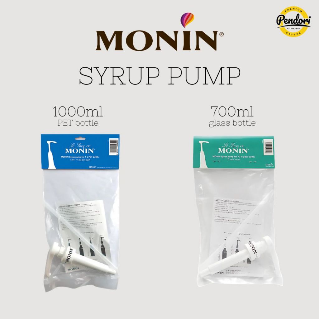 Monin Syrup Pump 700ml / 1000ml Pump 5ml Dispenser (Ready Stock ...